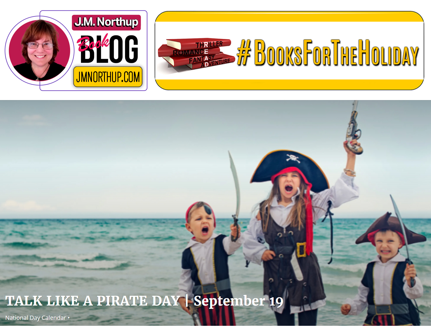 #BookForTheHoliday – Talk Like A Pirate Day! – J.M. NORTHUP