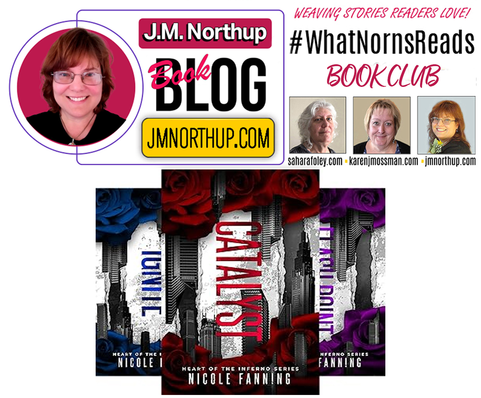 #WhatNornsReads – Heart of the Inferno Series – J.M. NORTHUP