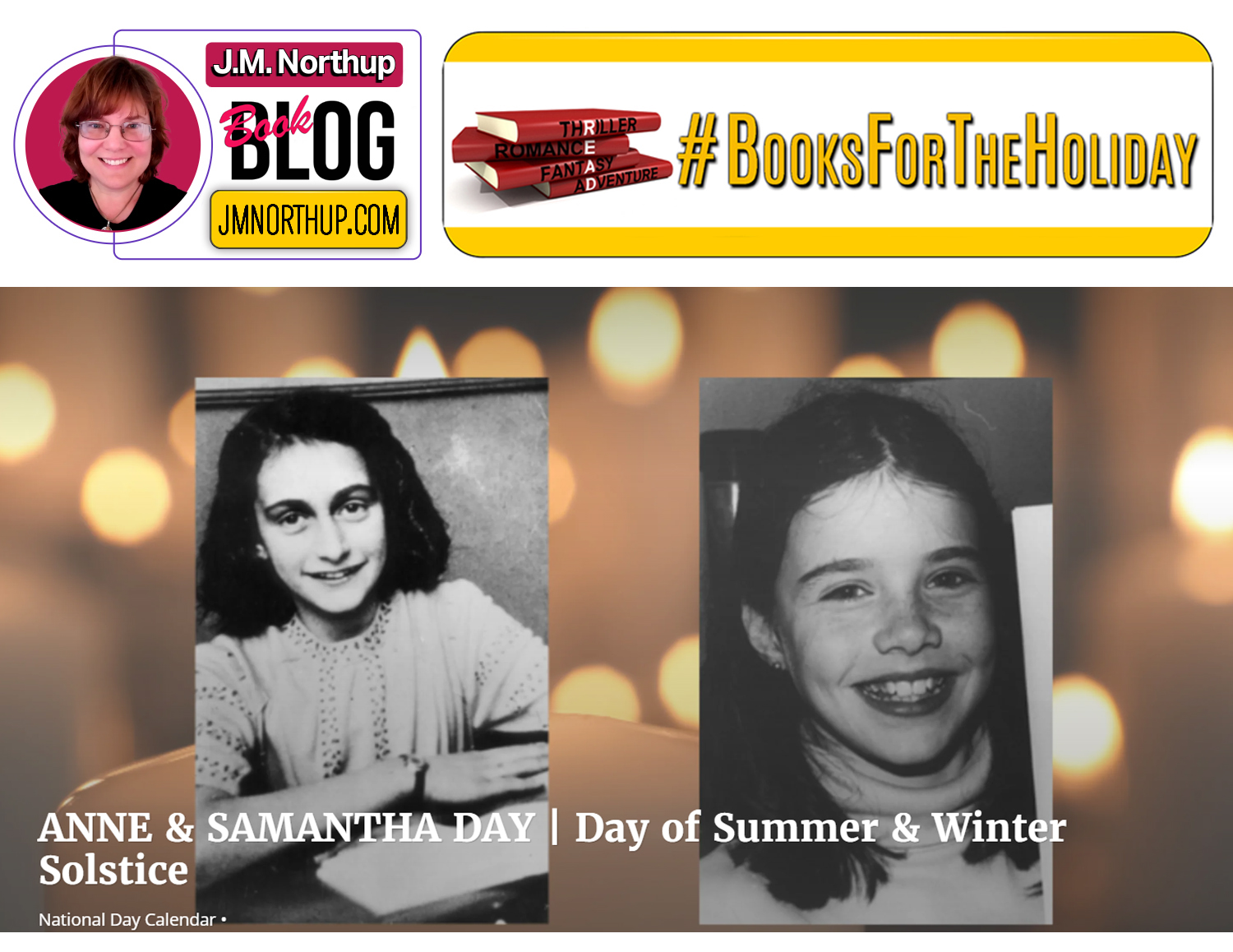 #BooksForTheHoliday – Anne and Samantha Day – J.M. NORTHUP