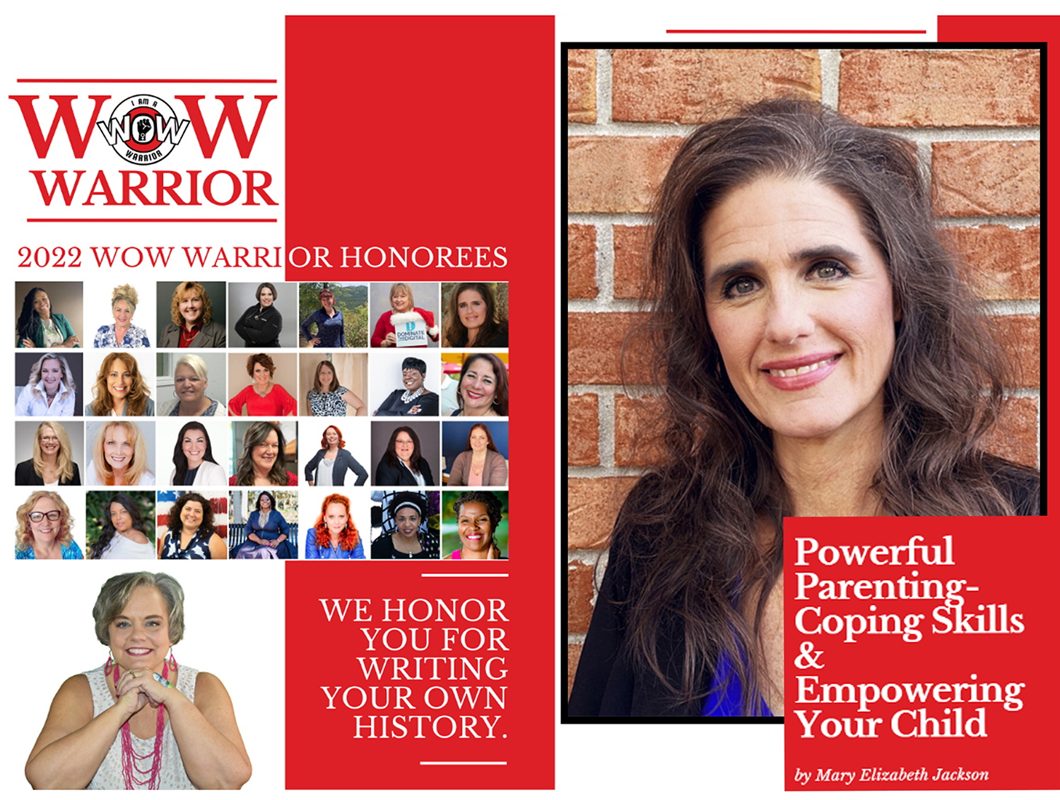 Mary Elizabeth Jackson is featured in WOW Warrior Magazine – Issue 1 – J.M. NORTHUP